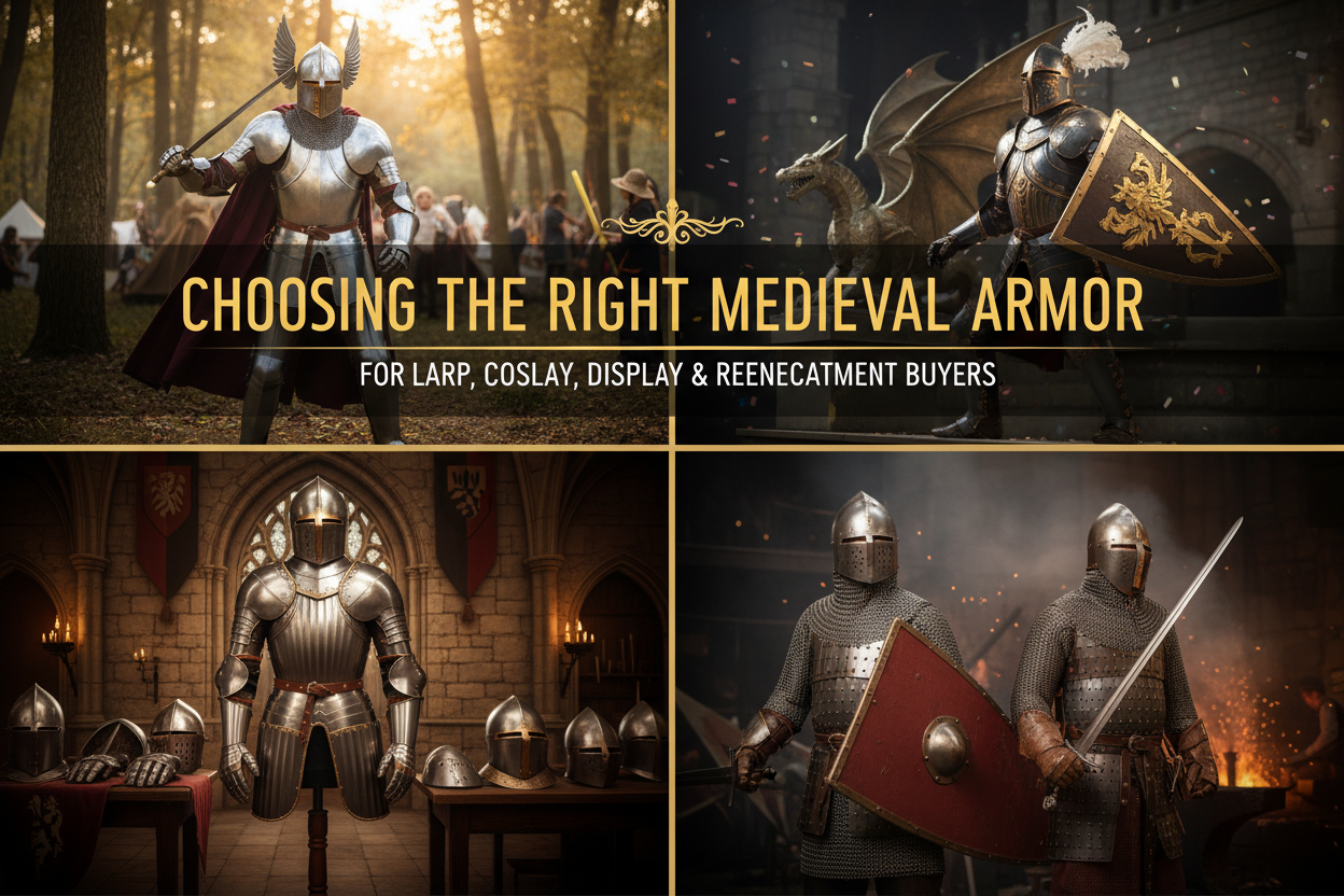 Choosing the Right Medieval Armor for LARP, Cosplay & Reenactment ...
