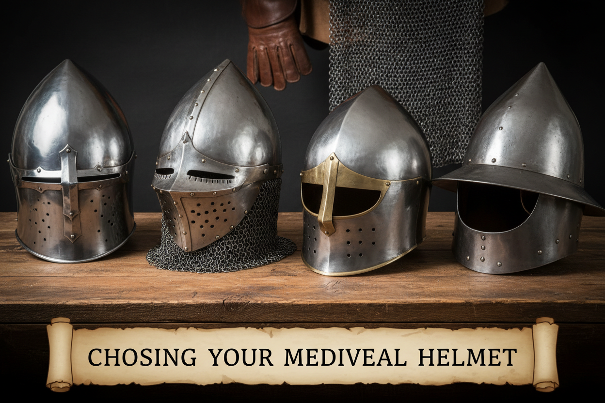 Choosing the Right Medieval Helmet for Battle Reenactment & LARP ...