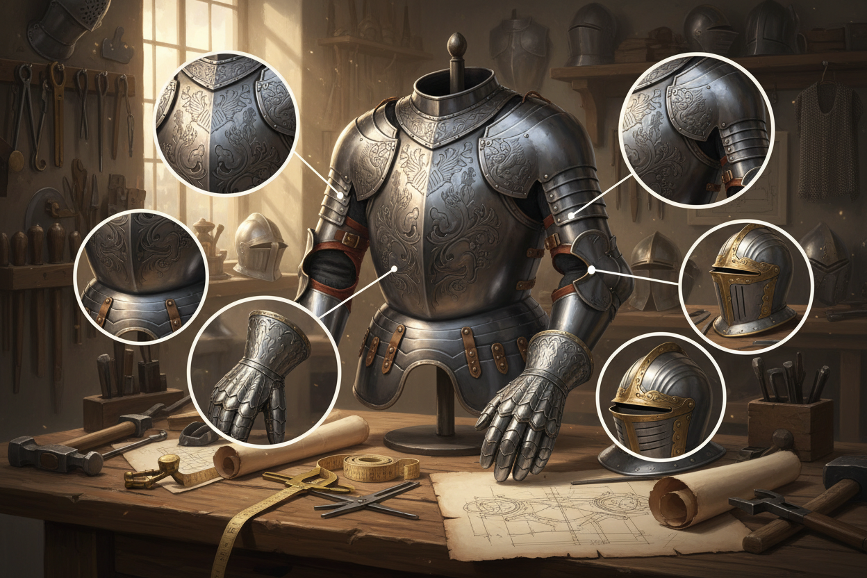 Custom-Made Medieval Armor: Perfect Fit, Steel Choice & Design Guide ...
