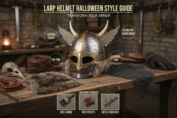 How to Style a LARP Helmet for Halloween | Viking & Medieval Guide ...