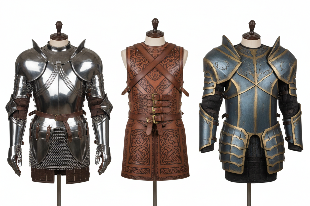 What’s the Best Material for Full-Body LARP Armor? Steel vs Leather vs ...