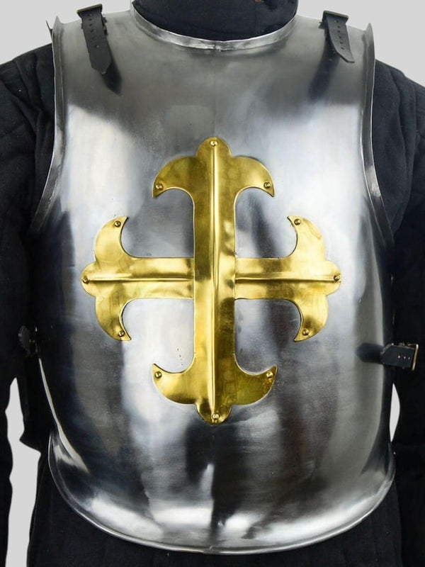 Medieval Knight Templar Cross Cuirass Armor – Steel Breastplate for ...